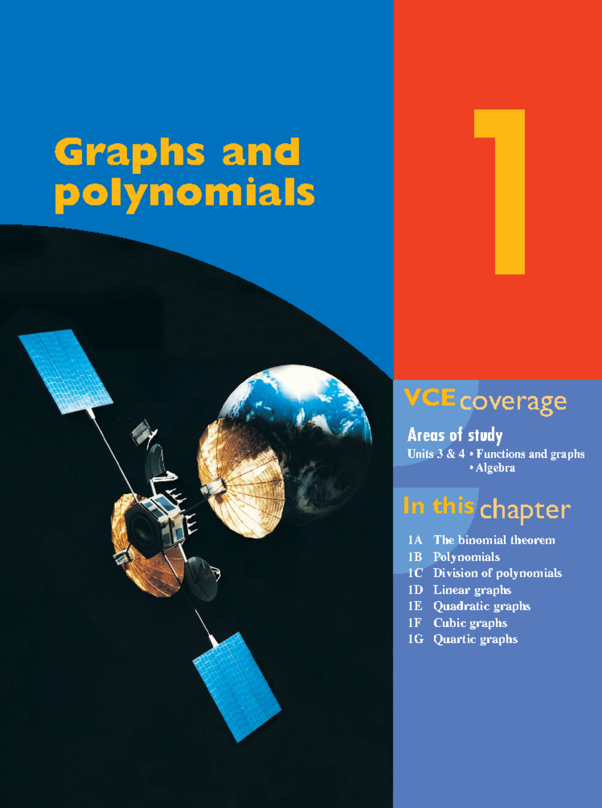 Chapter 1 - 1 VCEcoverage Areas of study Units 3 & 4 • Functions and ...