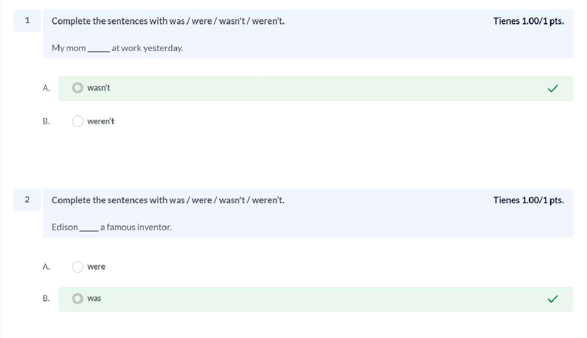 Week 05 - Pre-Task Grammar Unit 1 - Time to Practice 1 - Ingles III ...
