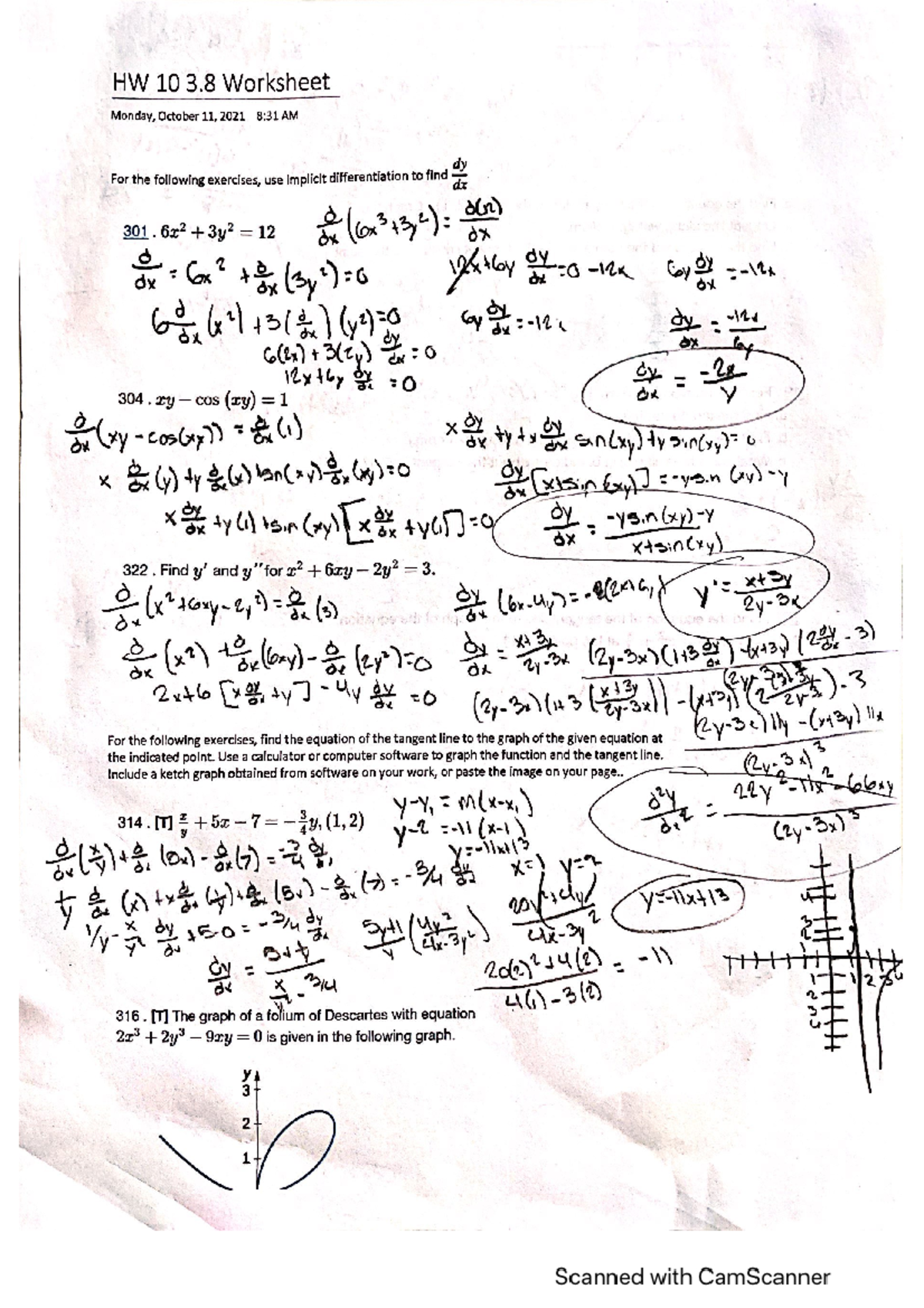Mat 271 - The assignment of calculus. Describes ins and outs of great functions and trigonometry ...