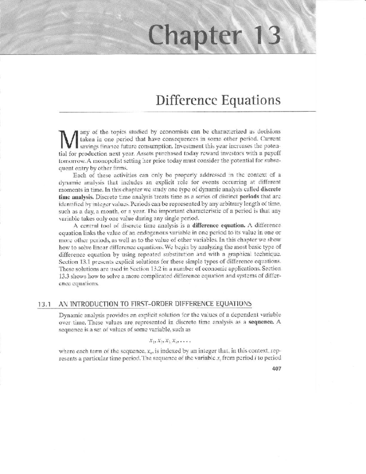 MME 2nd edition Chapter 13 Sections 1 and 2 - Studocu