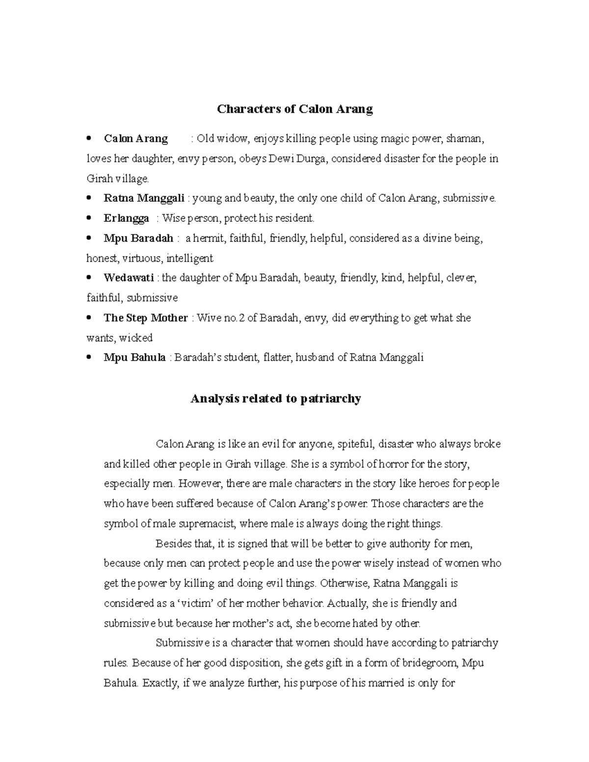 Calon arang - Ratna Manggali : young and beauty, the only one child of ...