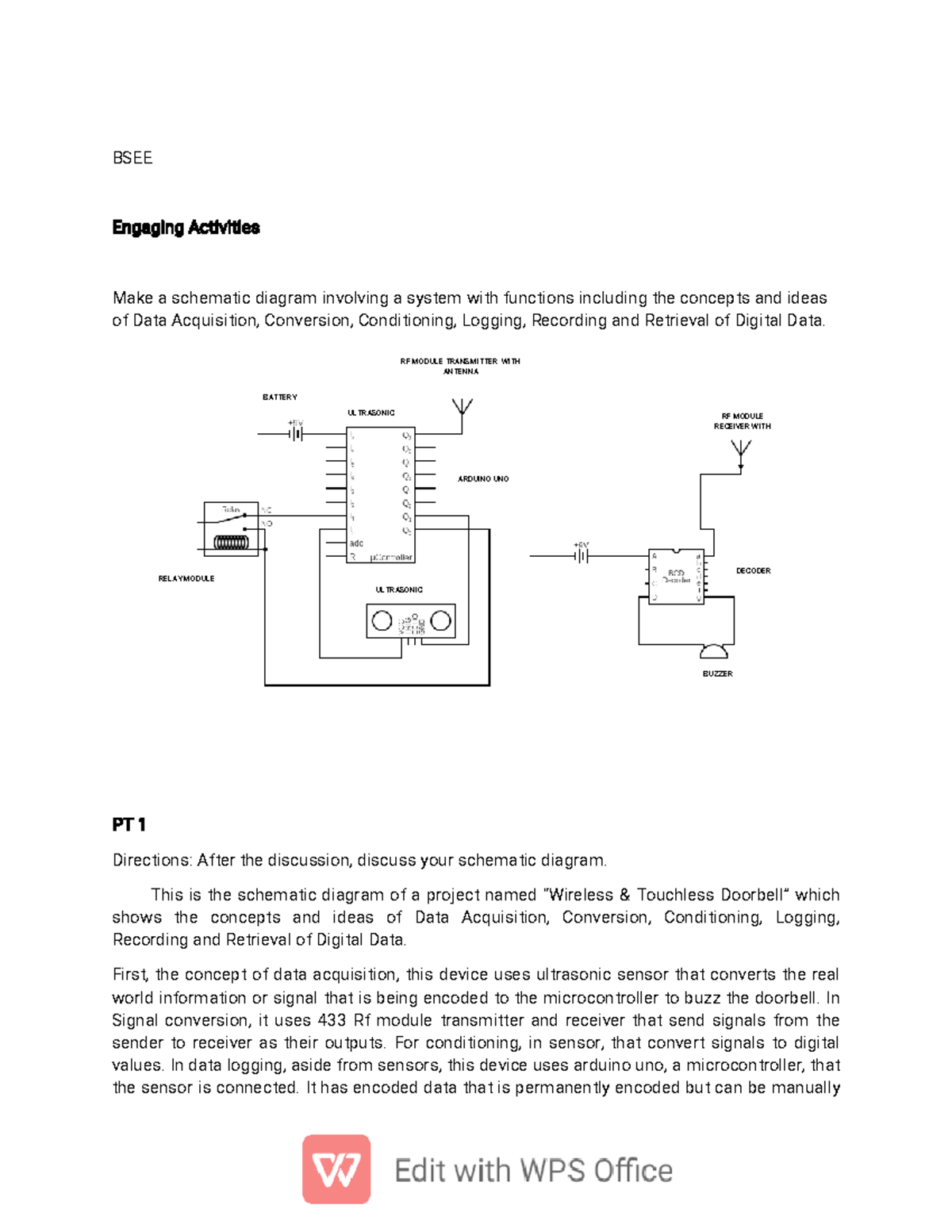 Wireless and Touchless Doorbell - BSEE Engaging Activities Make a ...
