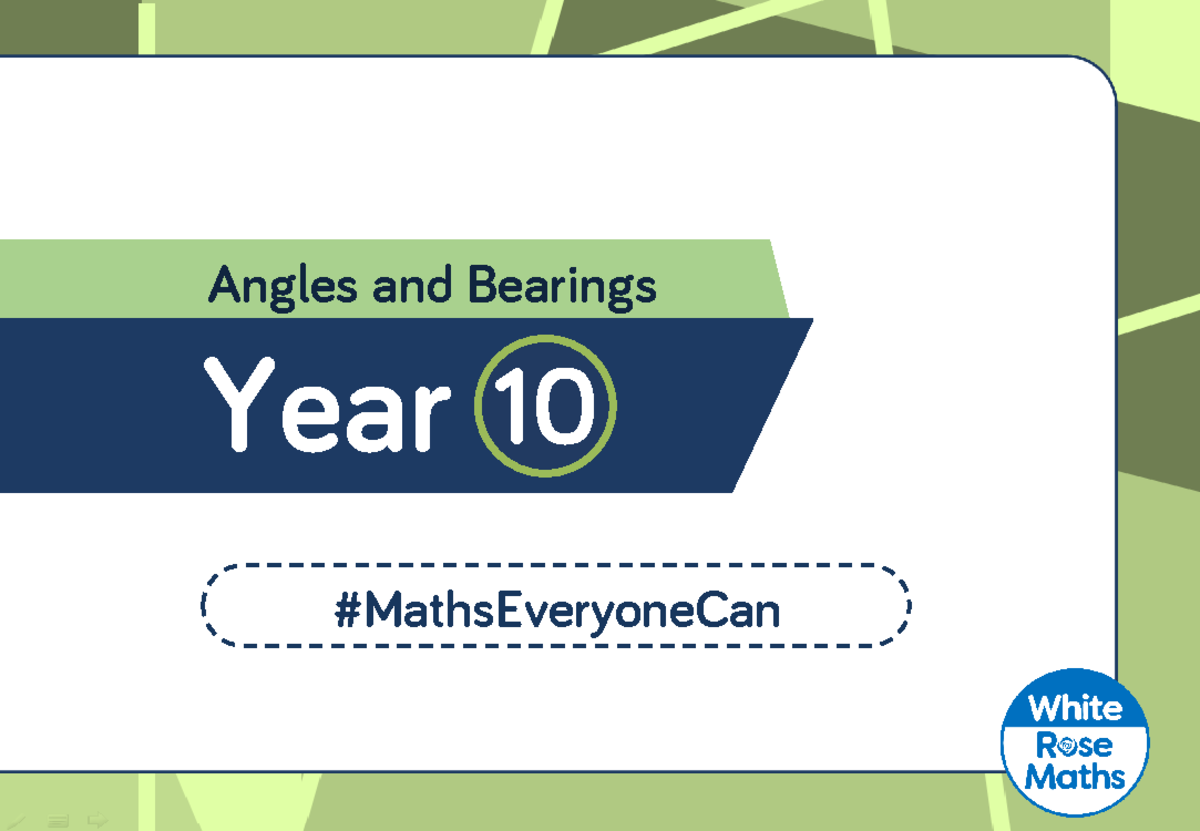Year-10-Angles-and-Bearings - Year 10 Angles and Bearings # ...