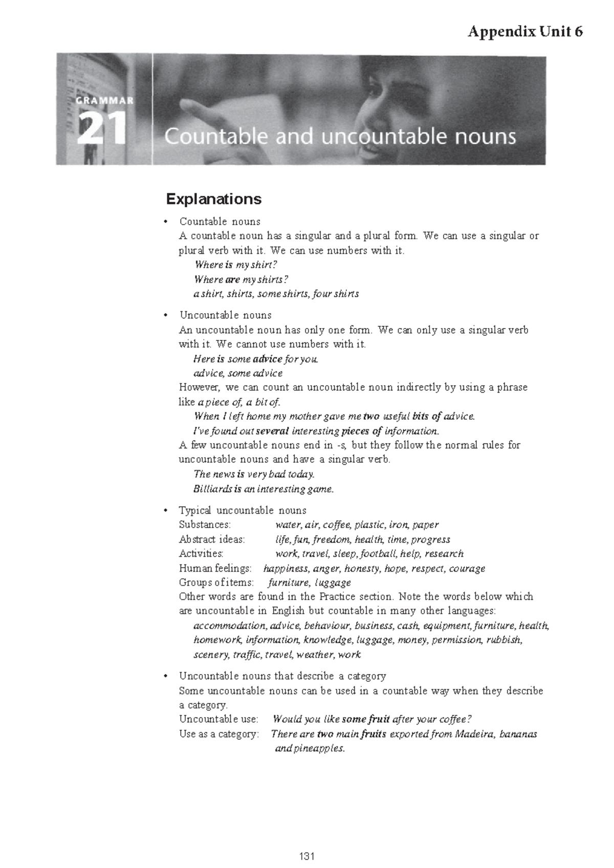 4.-Unit 6 Grammar-File-1 - Explanations Countable nouns A countable ...