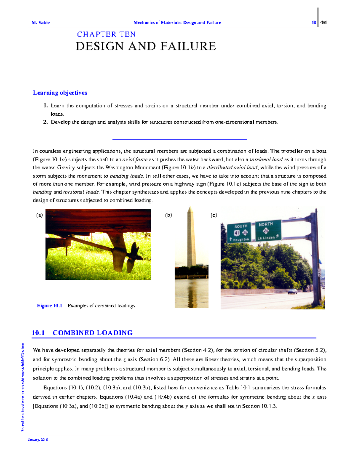 10 Design and Failure - twisting - Torsion and Shear Stresses in Ships ...