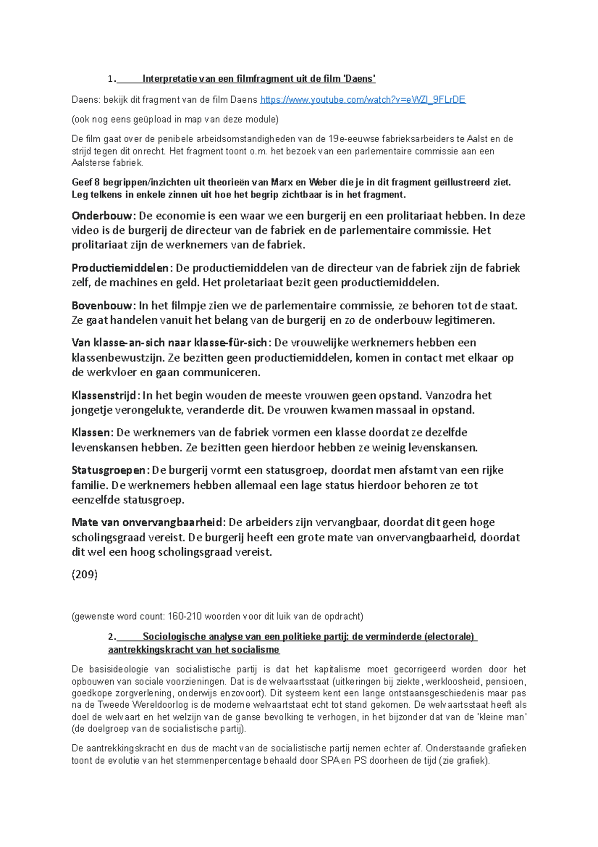 Module 6 taak - Taak deel 6 - Interpretatie van een filmfragment uit de ...