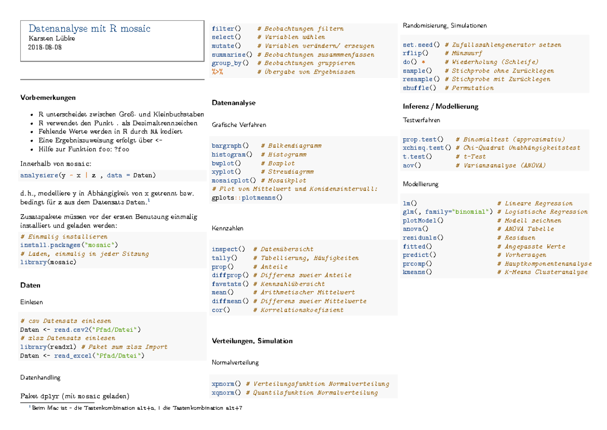 Cheatsheet-DA-R - Beschreibende Erläuterung zur Auswertung in R ...