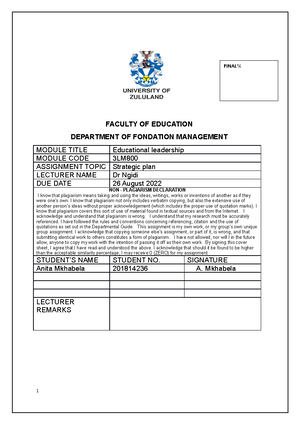 Tutorial MEMO Woolworths Chapter 9 - CHAPTER 9 REVERSE LOGISTICS TUTORIAL MEMO Woolworths ...