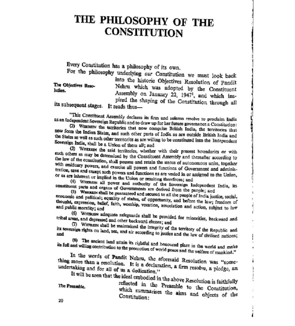 Dd basu - Dd basu - THE PHILOSOPHY OF THE CONSTITUTION Every ...