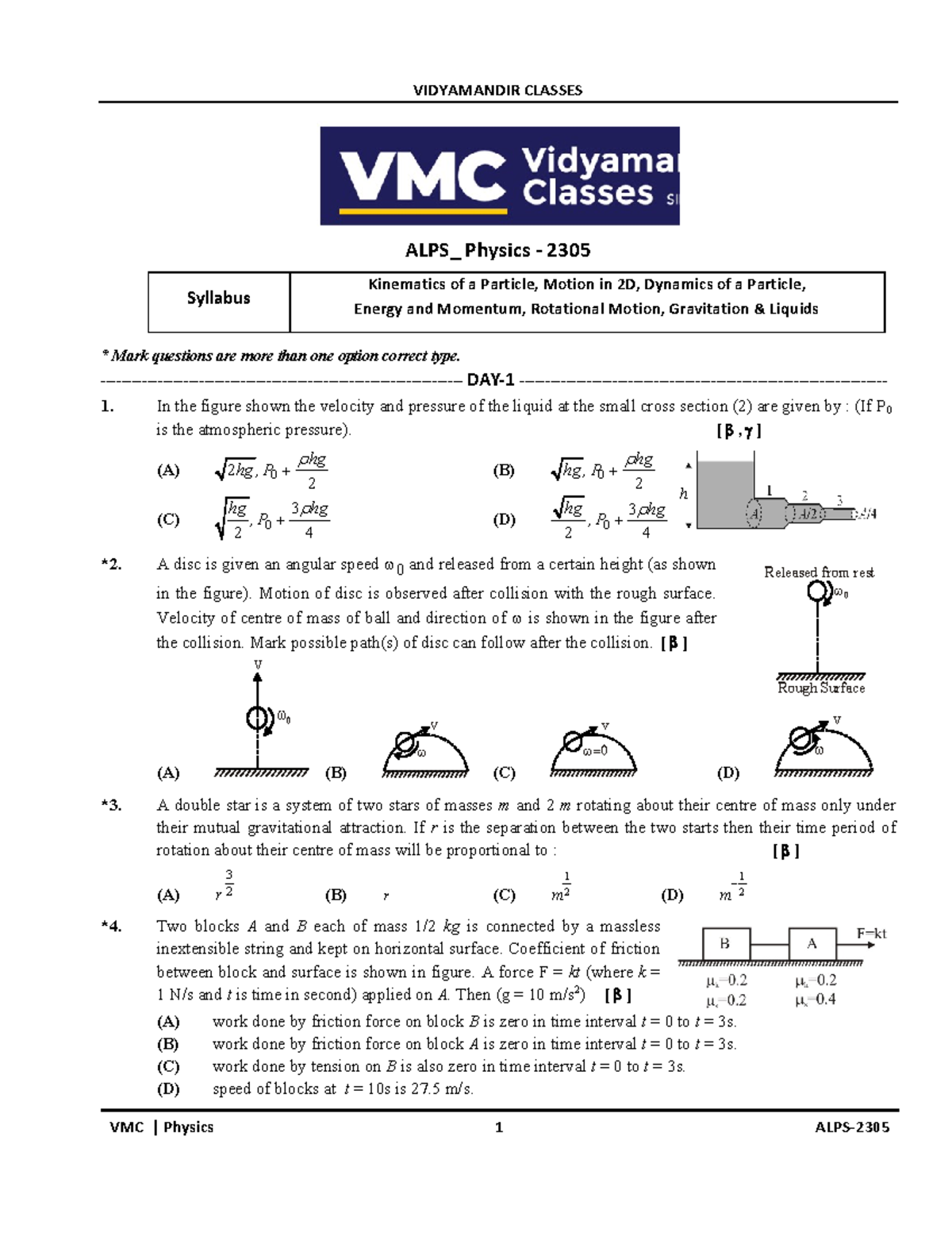 ALPS 2305 Physics Assignments - ALPS_ Physics - 2305 Syllabus ...