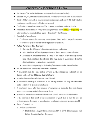 Dying declaration notes - A dying declaration is a statement made by a ...