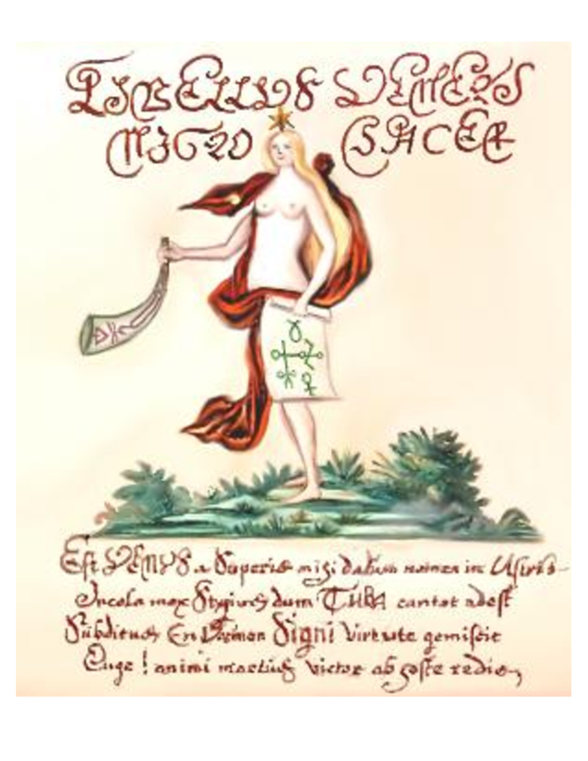 (John Dee) - Tuba Veneris - Ella es VENUS en lo alto, un nombre ...