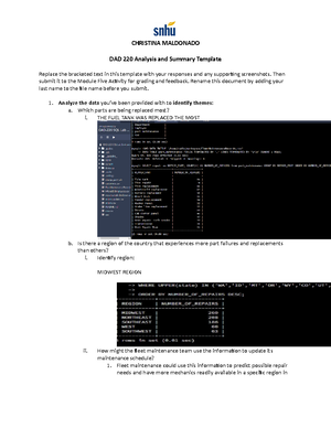 Dat 250 Module 2 Assignment - Christina Maldonado March 6, 2023 Dat 250 ...