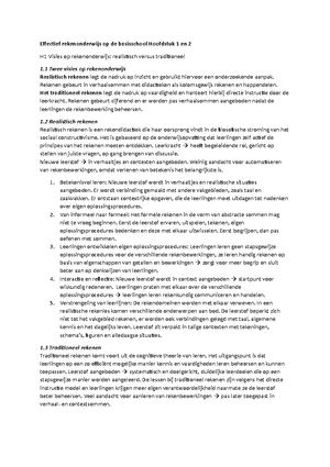 Rekenen - Rekenen 23- Hoofdlijnenmodel Fase 1: begripsvorming Fase 2 ...