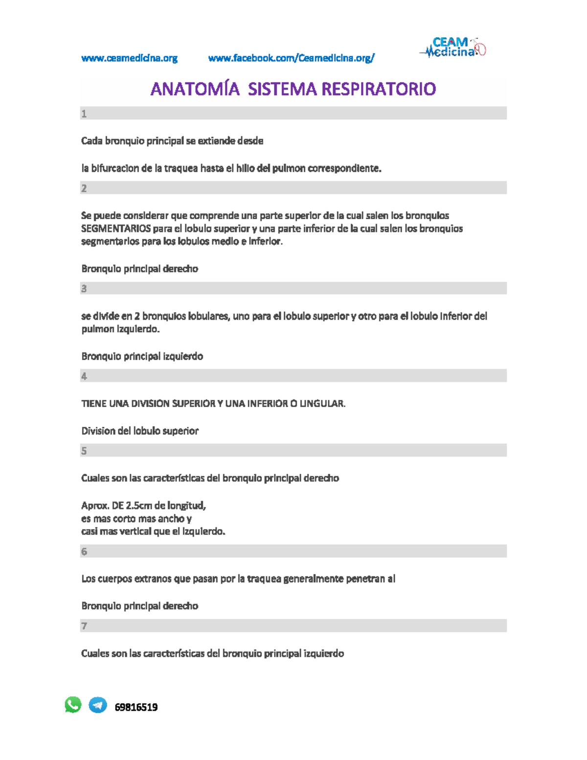 Anatomía Sistema Respiratorio Anti Copy - Warning: TT: undefined function: 32 Warning: TT ...