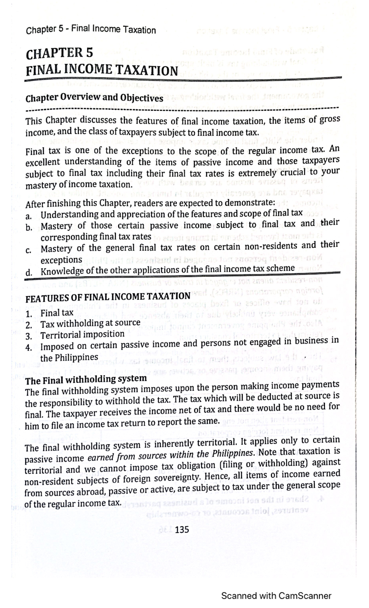 Chapter-5 - Income Taxation - BS Accountancy - Studocu