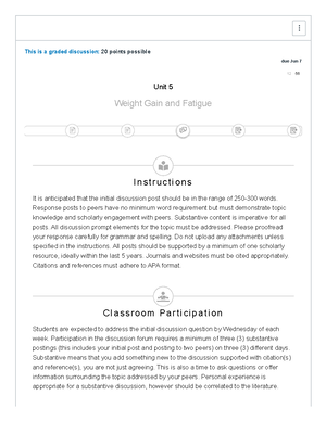 Week 5 SOAP note - SOAP Note 5___ NU623:Adult Health Herzing University ...