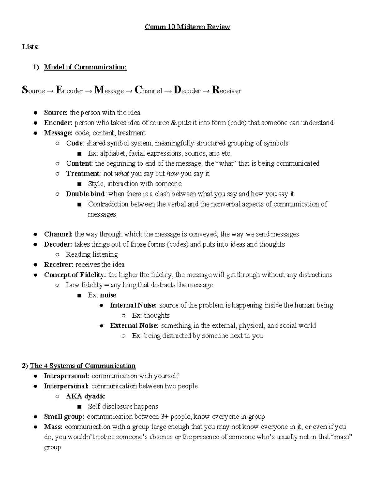 Comm 10 Midterm Review - Comm 10 - UCLA - Studocu