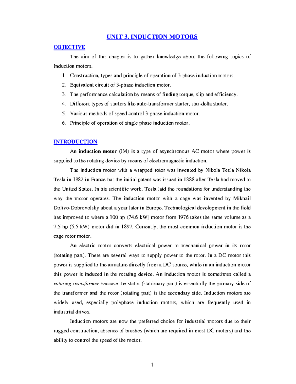 Unit-3 introduction to technology - Studocu