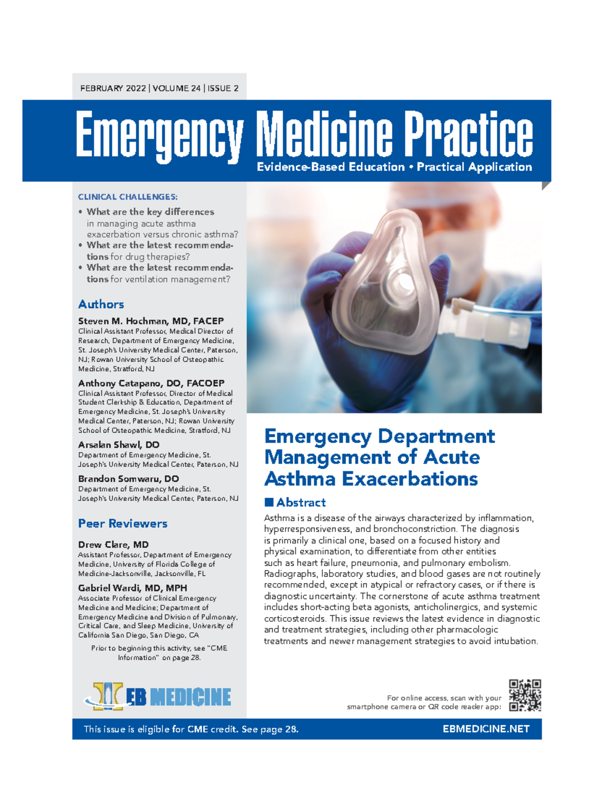 Emergency Asma - ASMA - FEBRUARY 2022 | VOLUME 24 | ISSUE 2 Emergency ...
