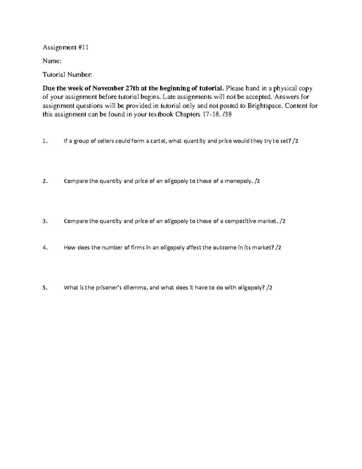 A111 - Please give as much information as possible - Assignment Name ...