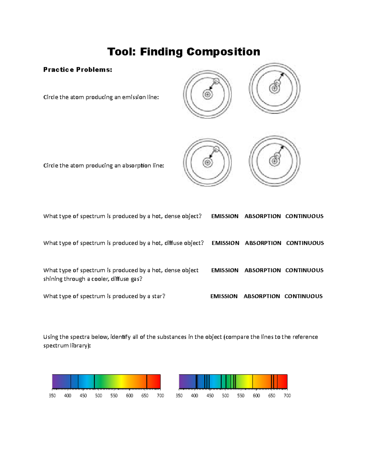 Microtask 12 - Composition - Practice - Tool: Finding Composition ...