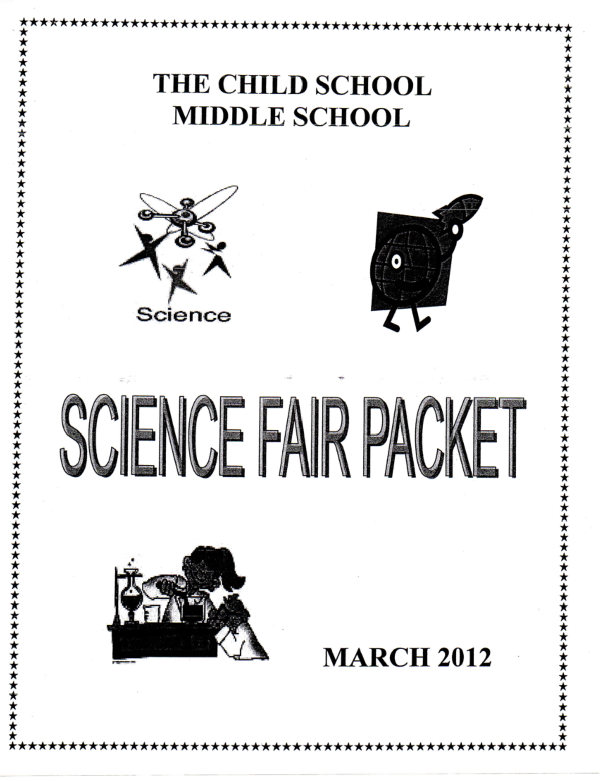 Science fair ms packet - proyecto de ciencias - THE CHILD SCHOOL MIDDLE ...