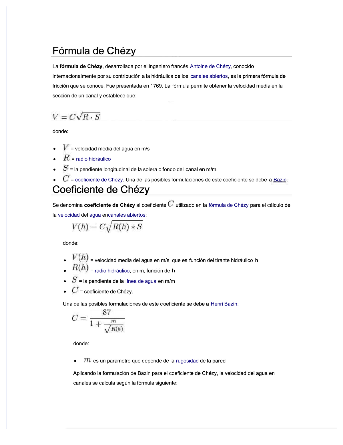 Pdf-formula-de-chezy compress - Fórmula de ChézyFórmula de Chézy LaLa ...