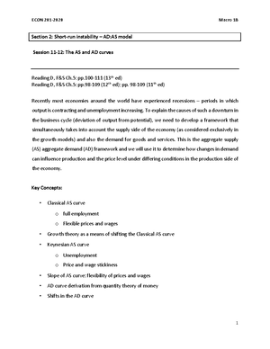 ECON370 Tutorial 2 - ECON370 (2023) Tutorial 2: Chapter 2 Discussions ...