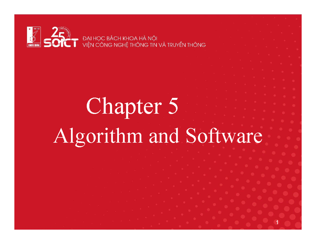 Unit 05 - Great and perfect and useful - Chapter 5 Algorithm and ...