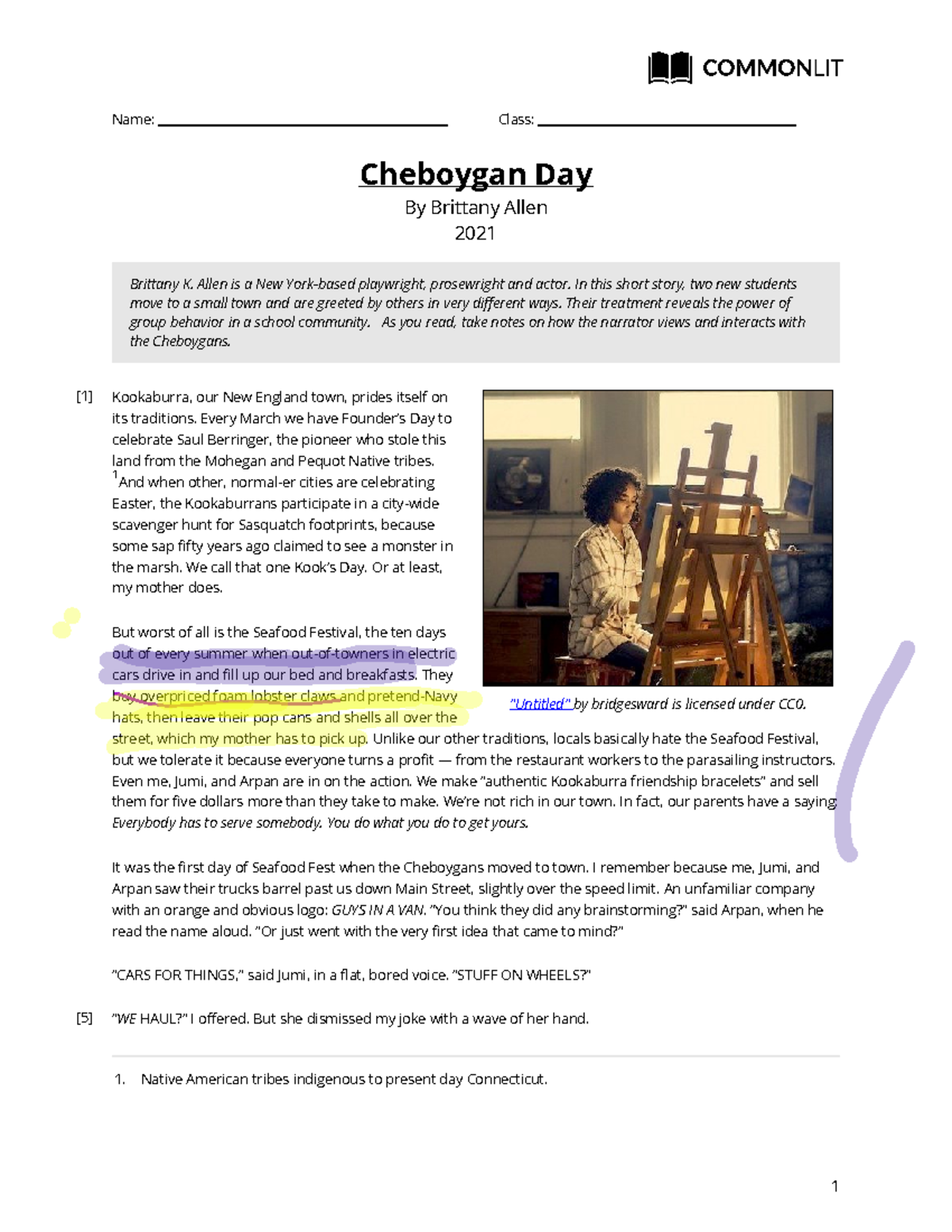 Cheboygan Day-teacher-12 - Name: Class: "Untitled" by bridgesward is ...