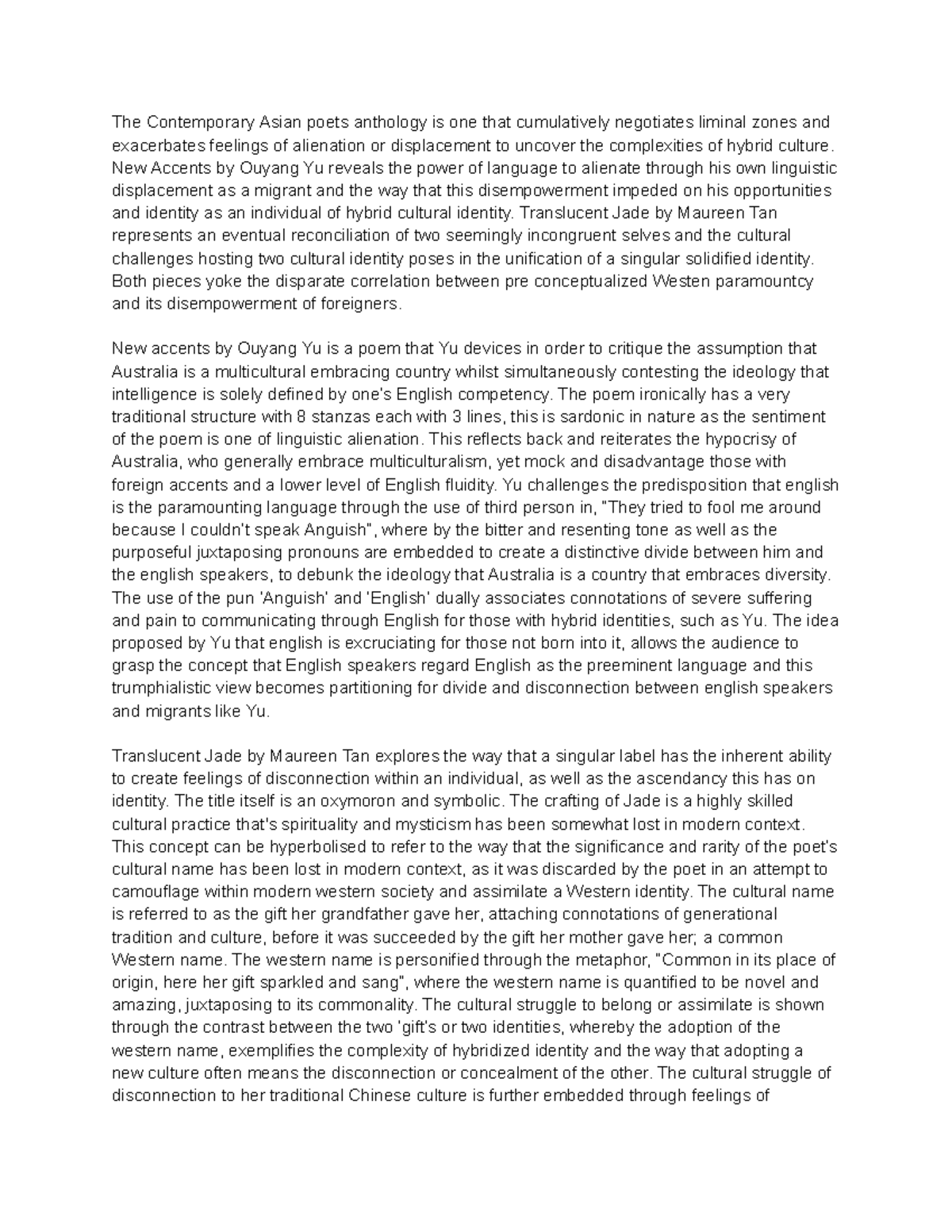 Contemporary Asian Australian Poets - Trials Essays - The Contemporary ...