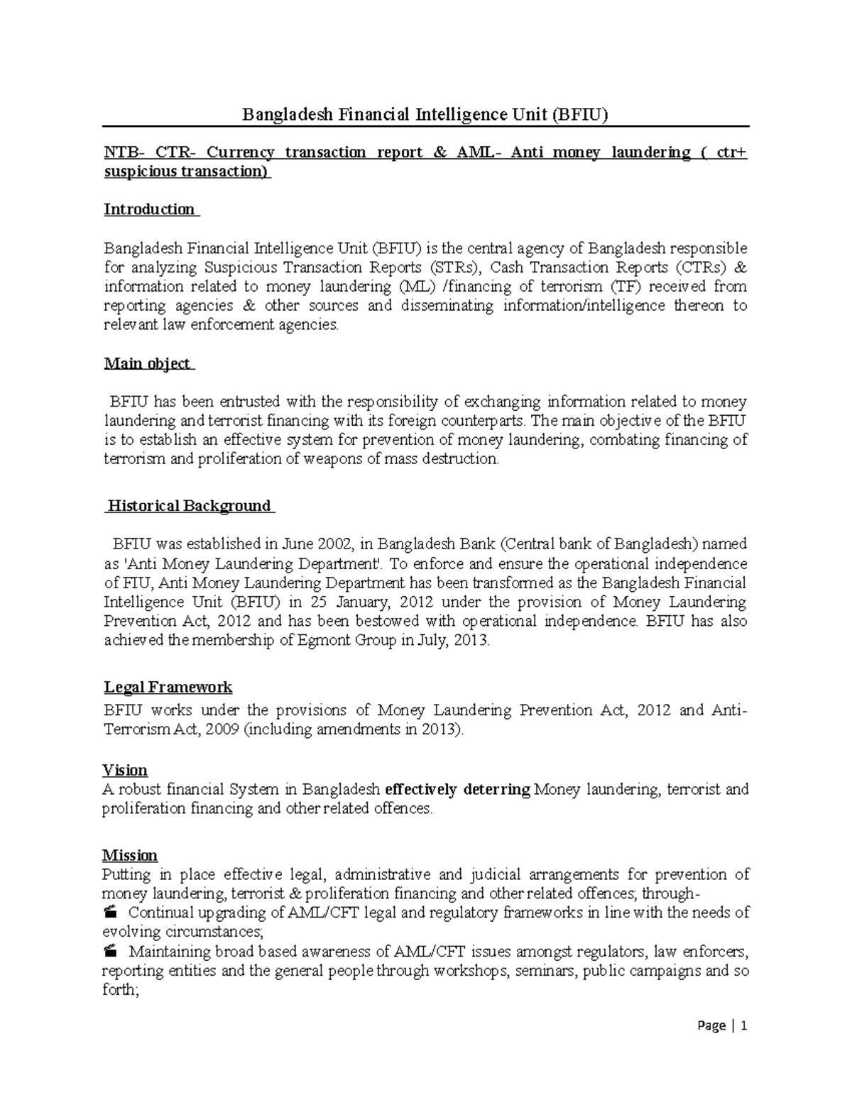 (lecture-19)-Bangladesh Financial Intelligence Unit - Bangladesh ...