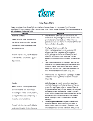 COM 127 Communication Plan Template Final Project 10-15-23-Complete ...