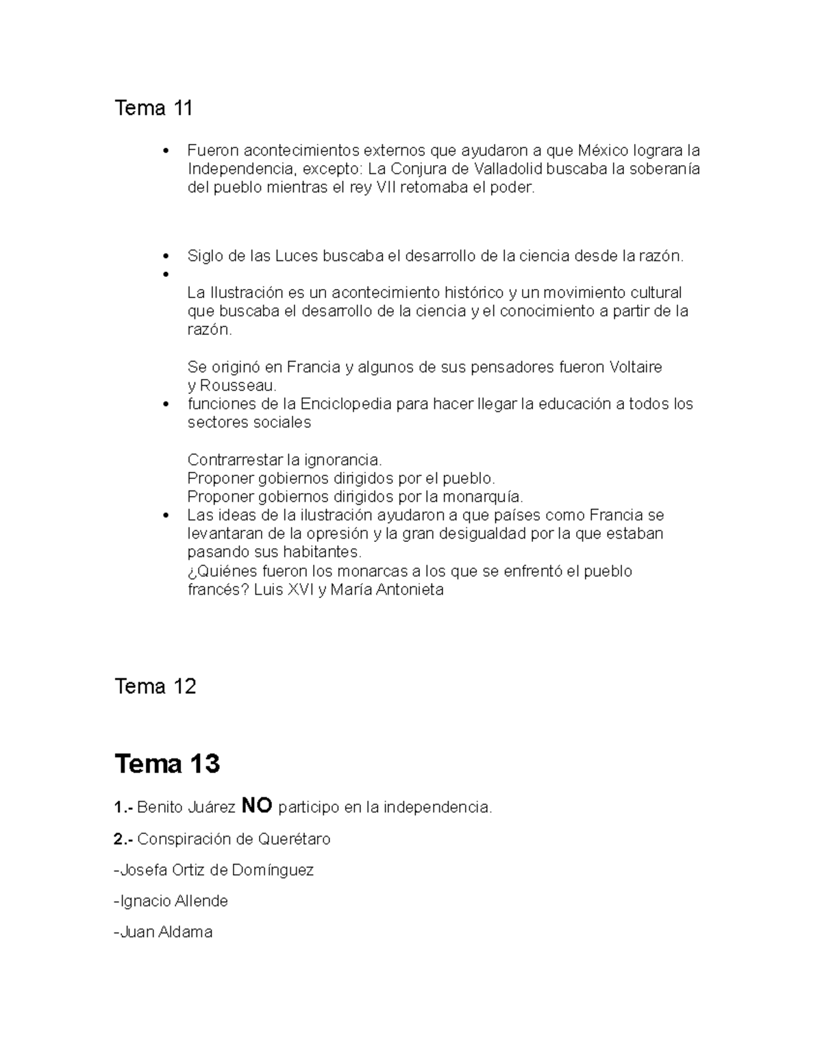 Temario Modulo 3 - Tema 11 Fueron acontecimientos externos que ayudaron a que México lograra la ...