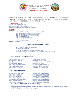 BSP-GSP Investiture Ceremonies - INVESTITURE CEREMONIES I. Equipment a ...