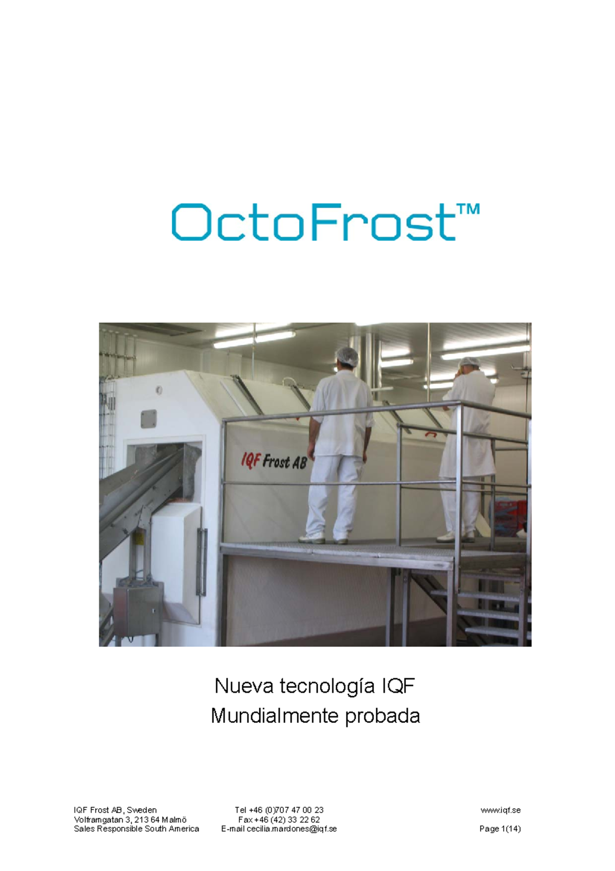Manual octofrost - Equipos de congelado rapido - Nueva tecnologÌa IQF ...