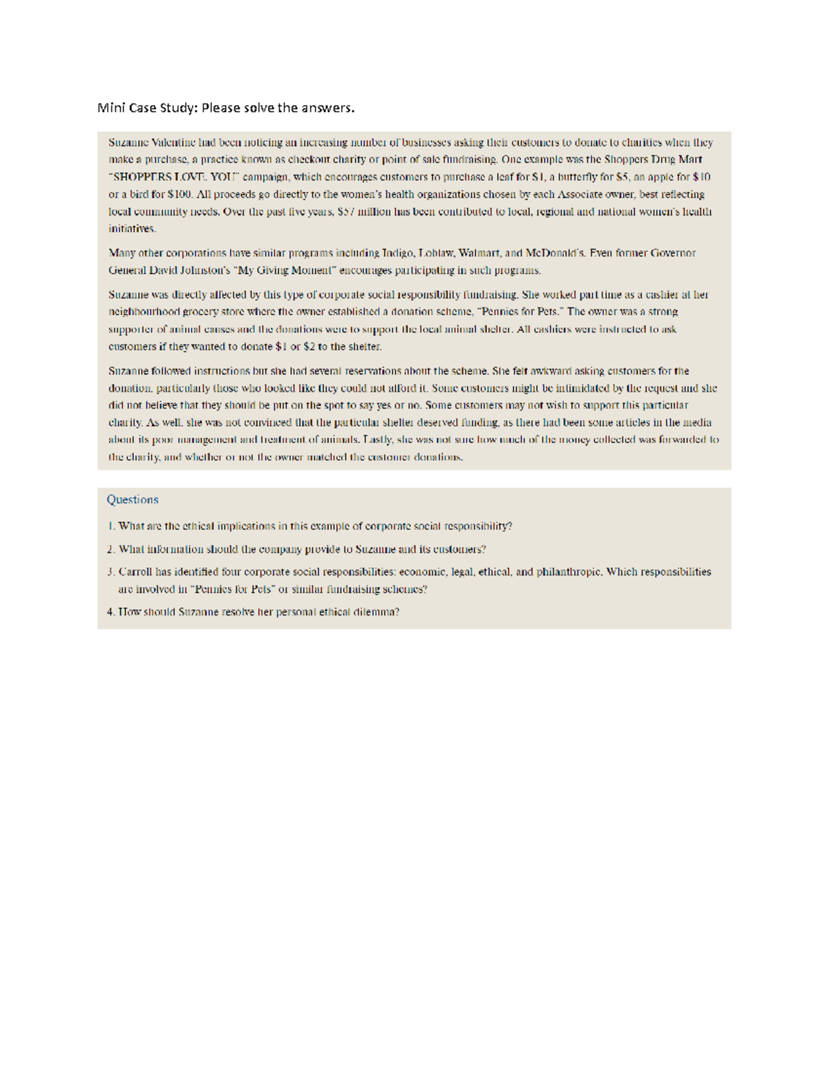 Mini Case Study - journal and leadger - ACCT 621 - Mini Case Study ...