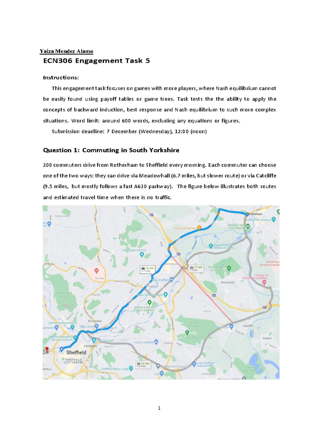 Engagement task 5 - Yaiza Mendez Alamo ECN306 Engagement Task 5 ...