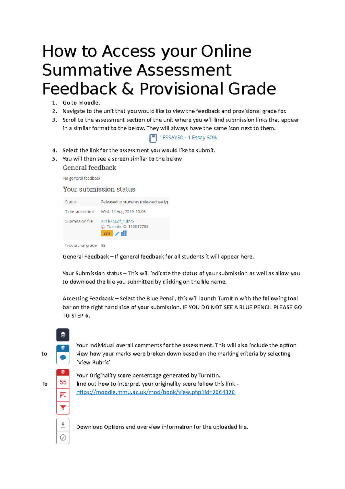 How to Access your Summative Assessment Feedback and Grade - How to ...