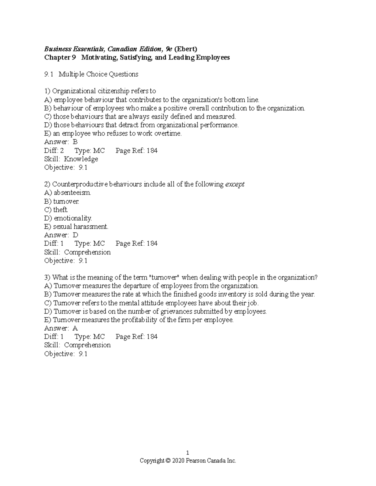 Chapter 09 - good practice - Business Essentials, Canadian Edition, 9e ...