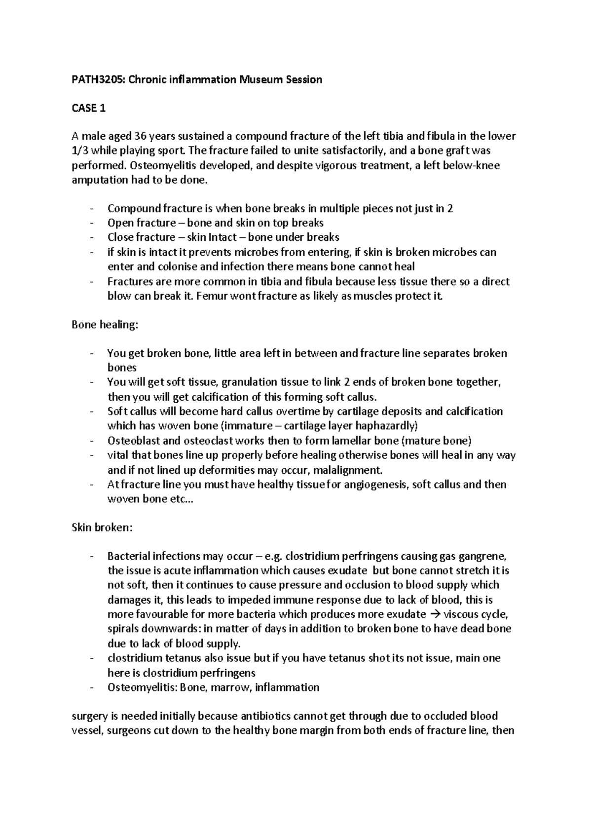 Study 3 - Detailed guide on the specimens and case studies with ...