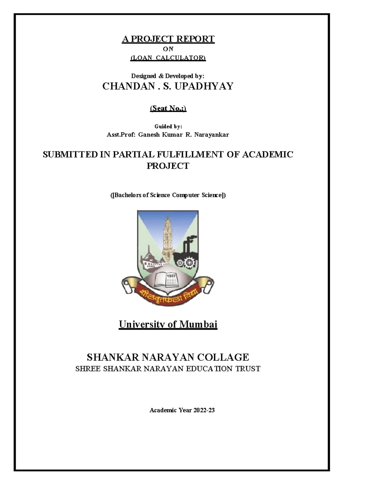 Click my pic (Autosaved) (1) - A PROJECT REPORT ####### ON ...