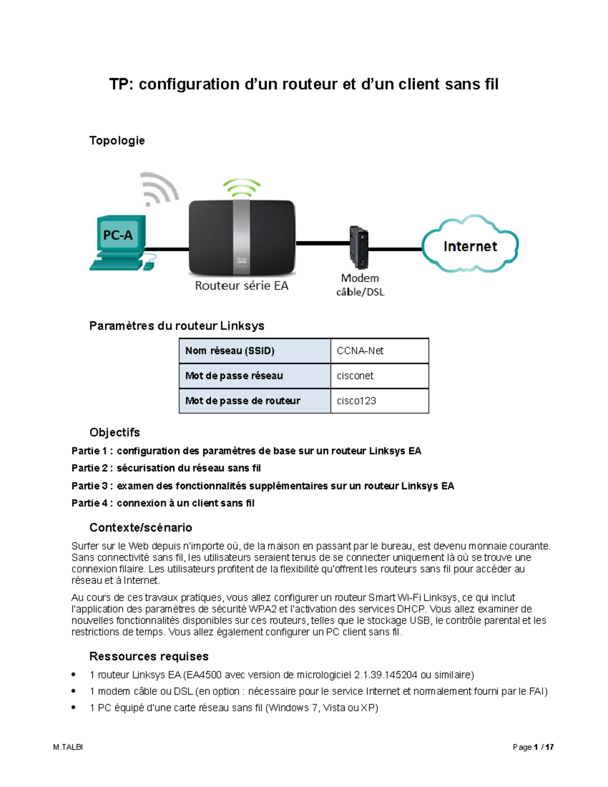 4.4.2.3 Lab - configuration d’un routeur et d’un client sans fil - ILM ...