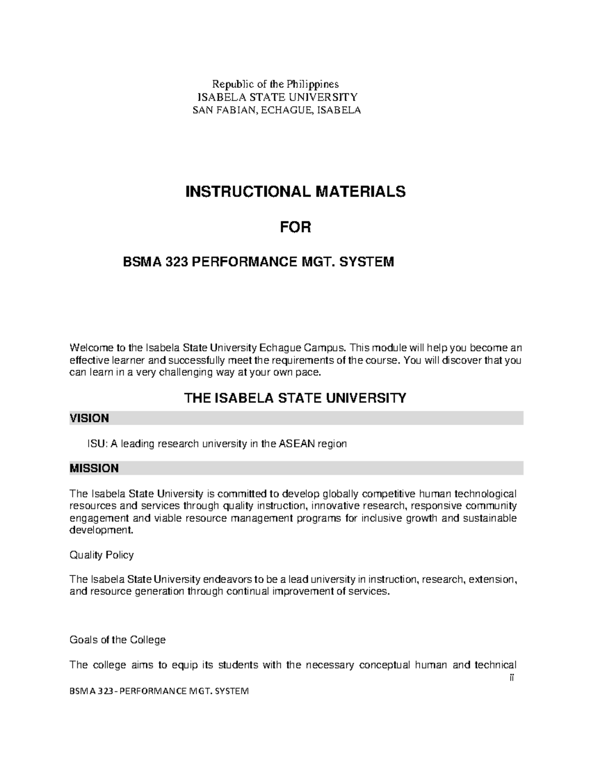IM BSMA PMS converted - Lecture notes 1-10 - Performance Media - FEU ...