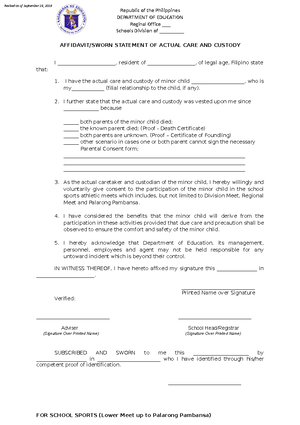 Abortion Position Paper - ABORTION I. Introduction Our world today is ...