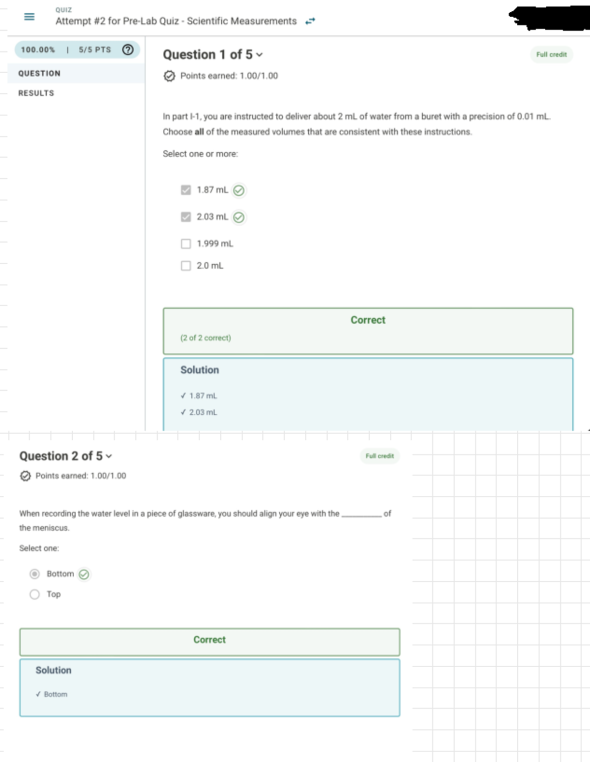 Prefab quiz scientific measurements - CHEM 0110 - 中 - Studocu