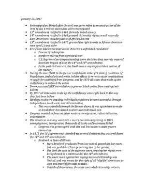 US History Notes - US HISTORY NOTES: chapters 23- The 1920s- o The US ...