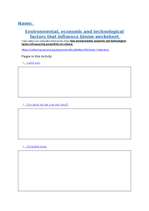 Geo exam notes - Interconnections (year 9 australian cirriculum ...