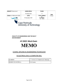 DMCHE3 - CPUT - Diploma Mechanical Engineering - Studocu